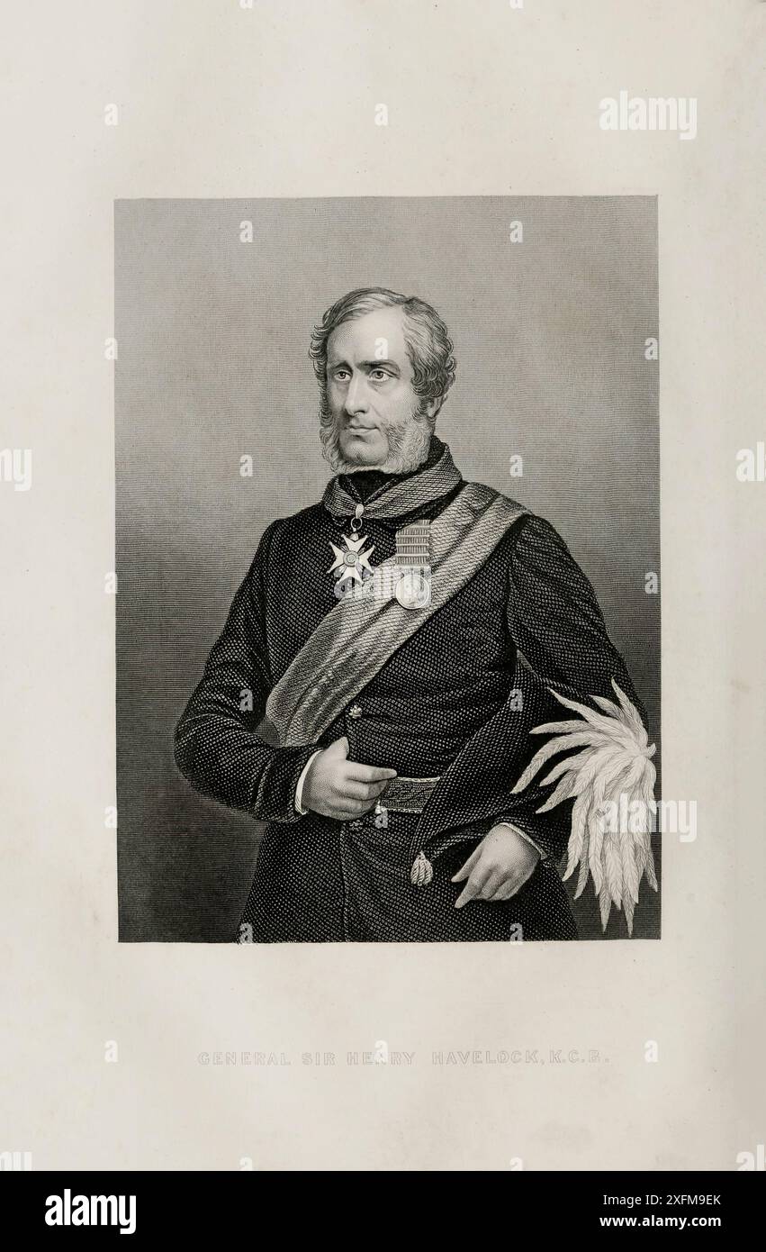 British Empire. Revolt of 1857. General sir Henry Havelock, K.C.B ...