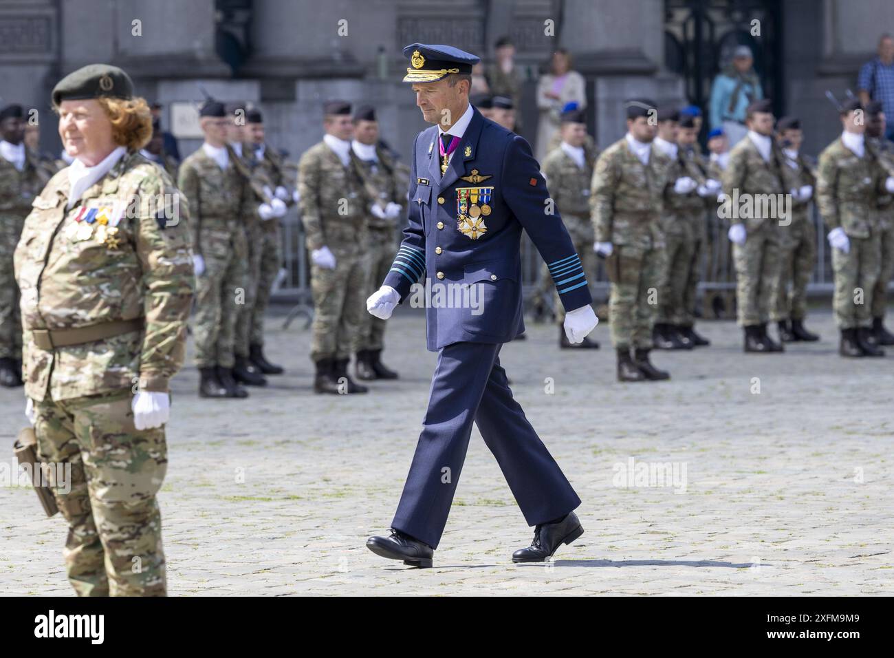Brussels, Belgium. 04th July, 2024. New Chief of Defence Frederik ...