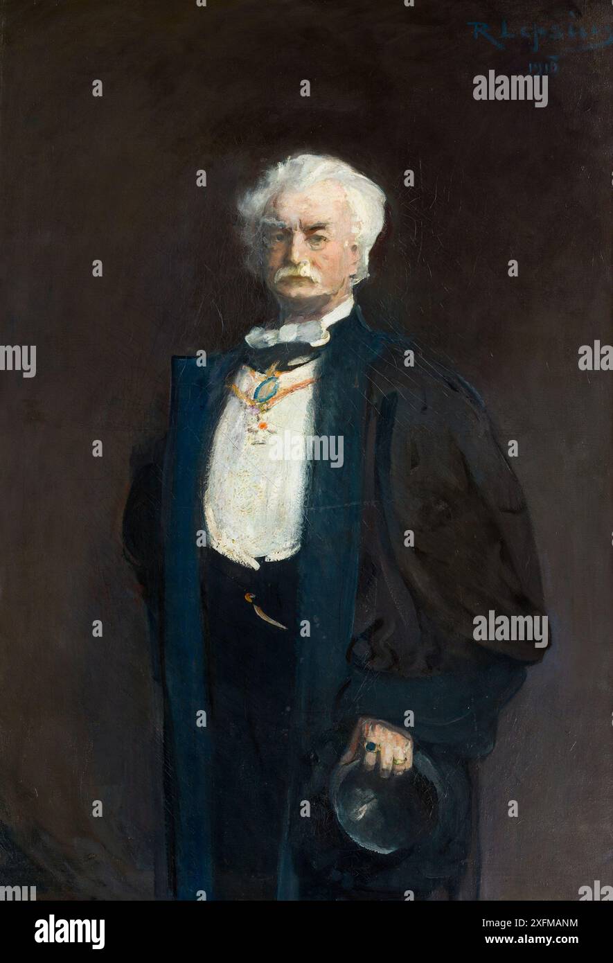 Portrait of Karl Richard Lepsius. 1913. Karl Richard Lepsius (1810 ...