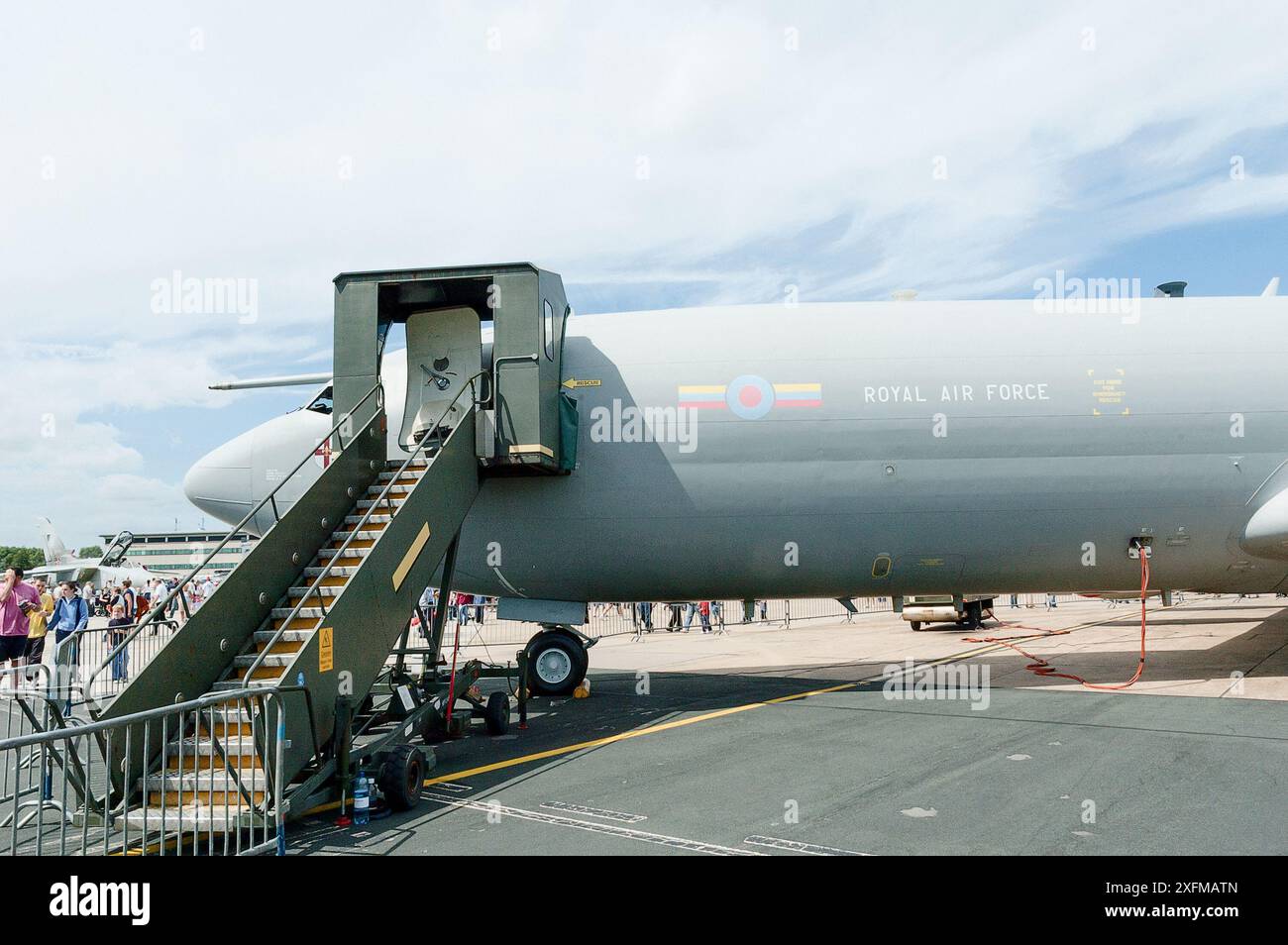 RAF Sentry E3D surveillance aircraft parked in the static display area ...