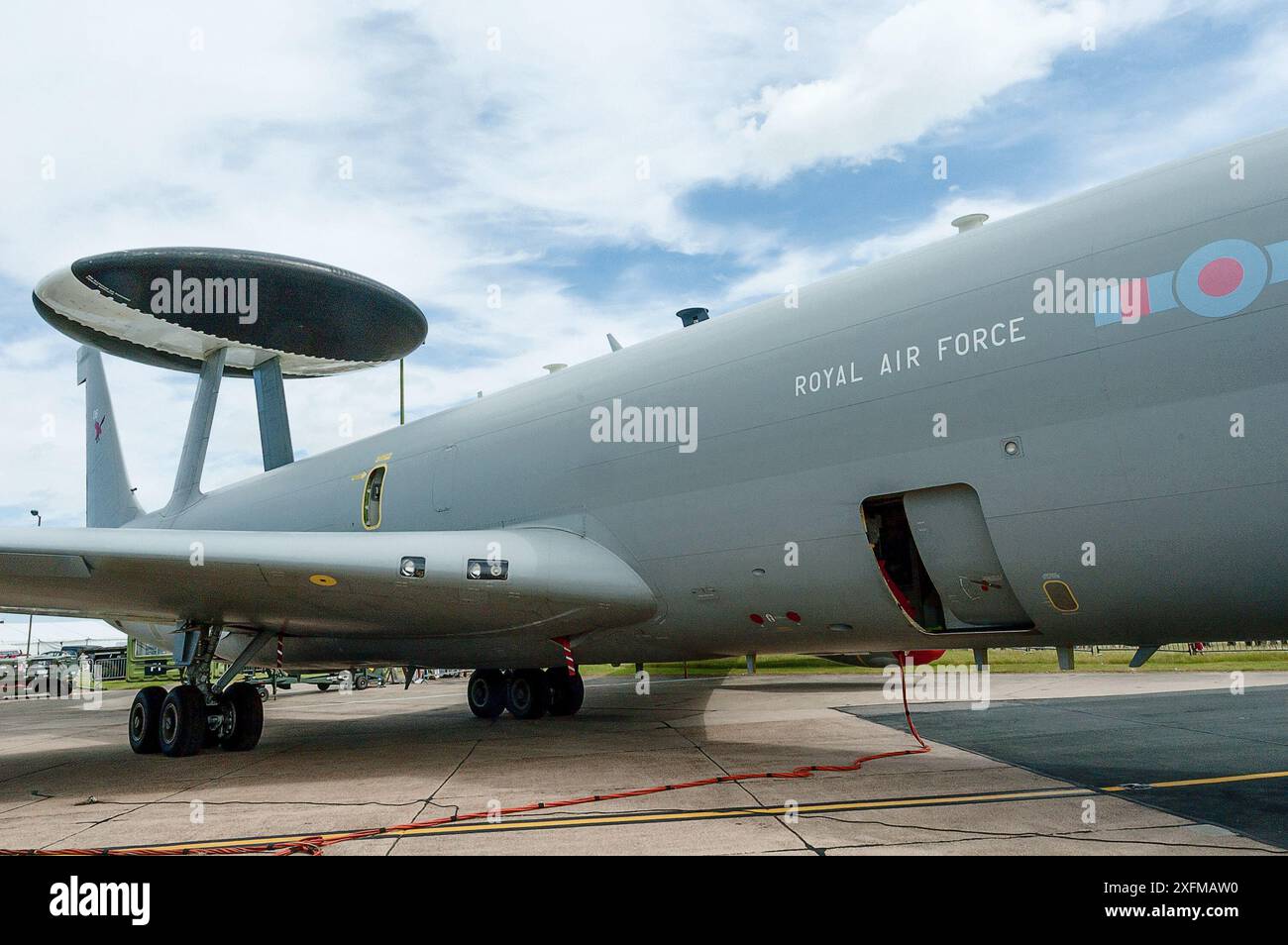 RAF Sentry E3D surveillance aircraft parked in the static display area ...