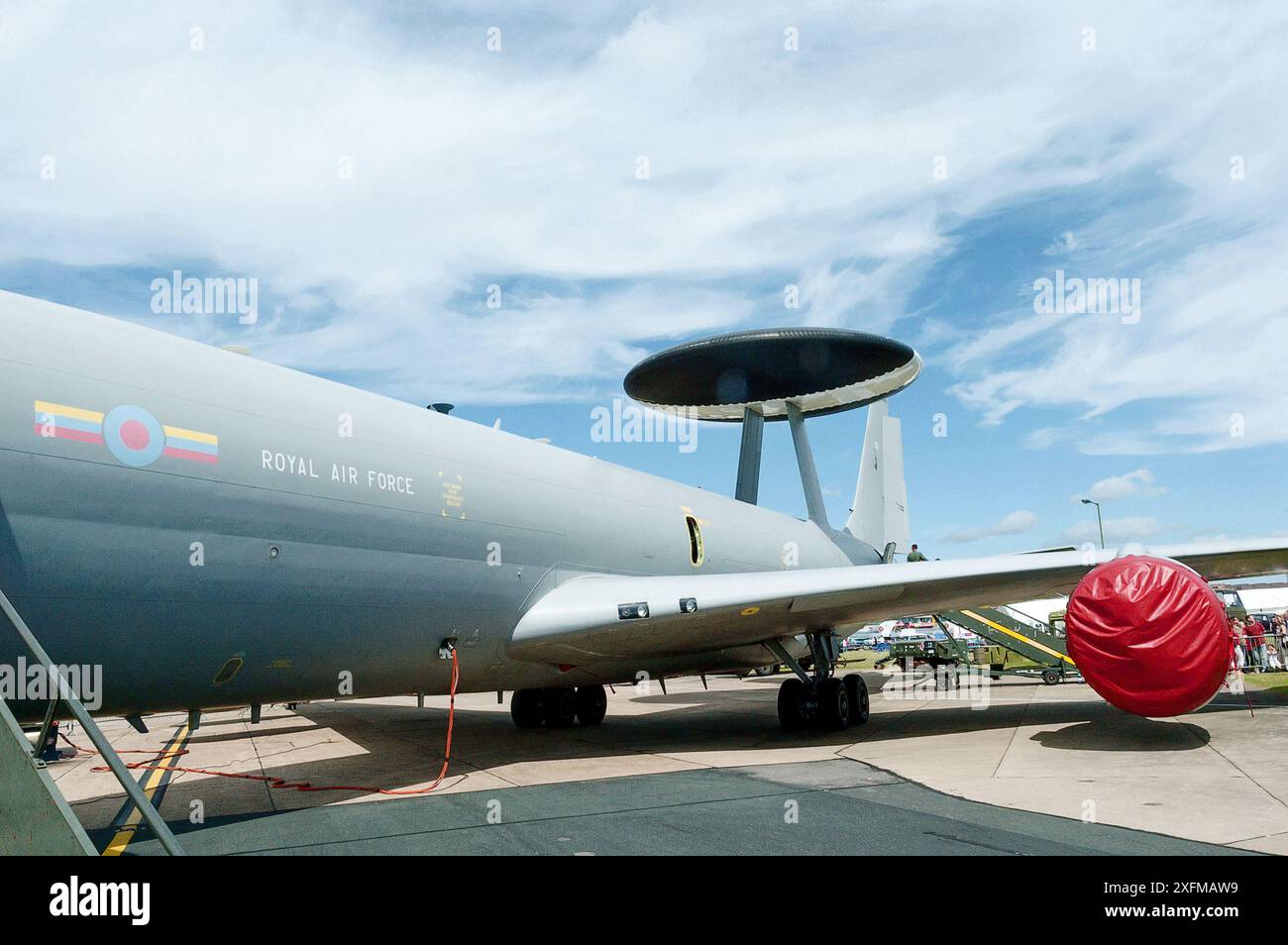 RAF Sentry E3D surveillance aircraft parked in the static display area ...