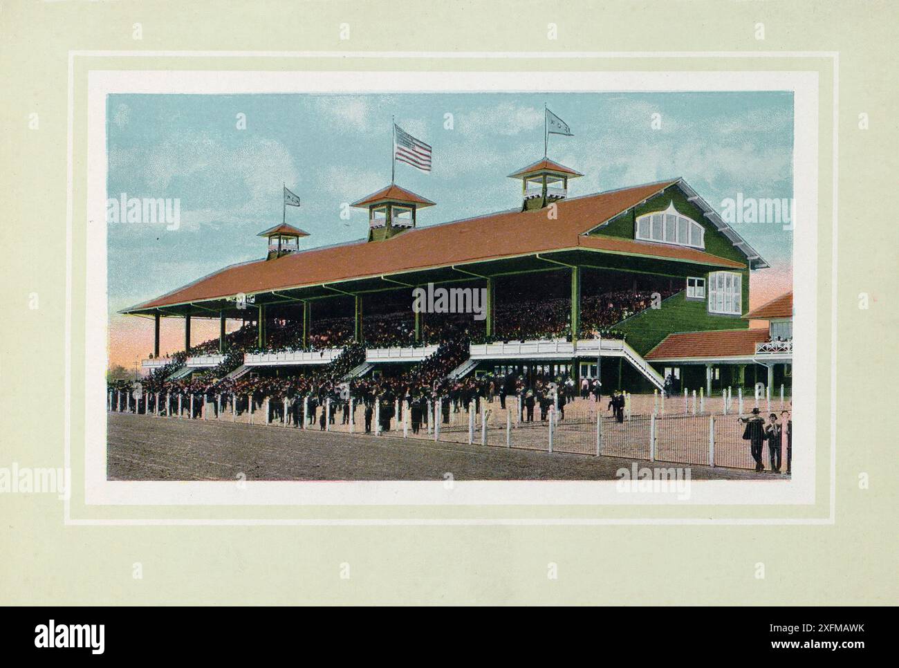 Vintage New Orleans. City Park Race Track. La. USA, 1900s Stock Photo ...