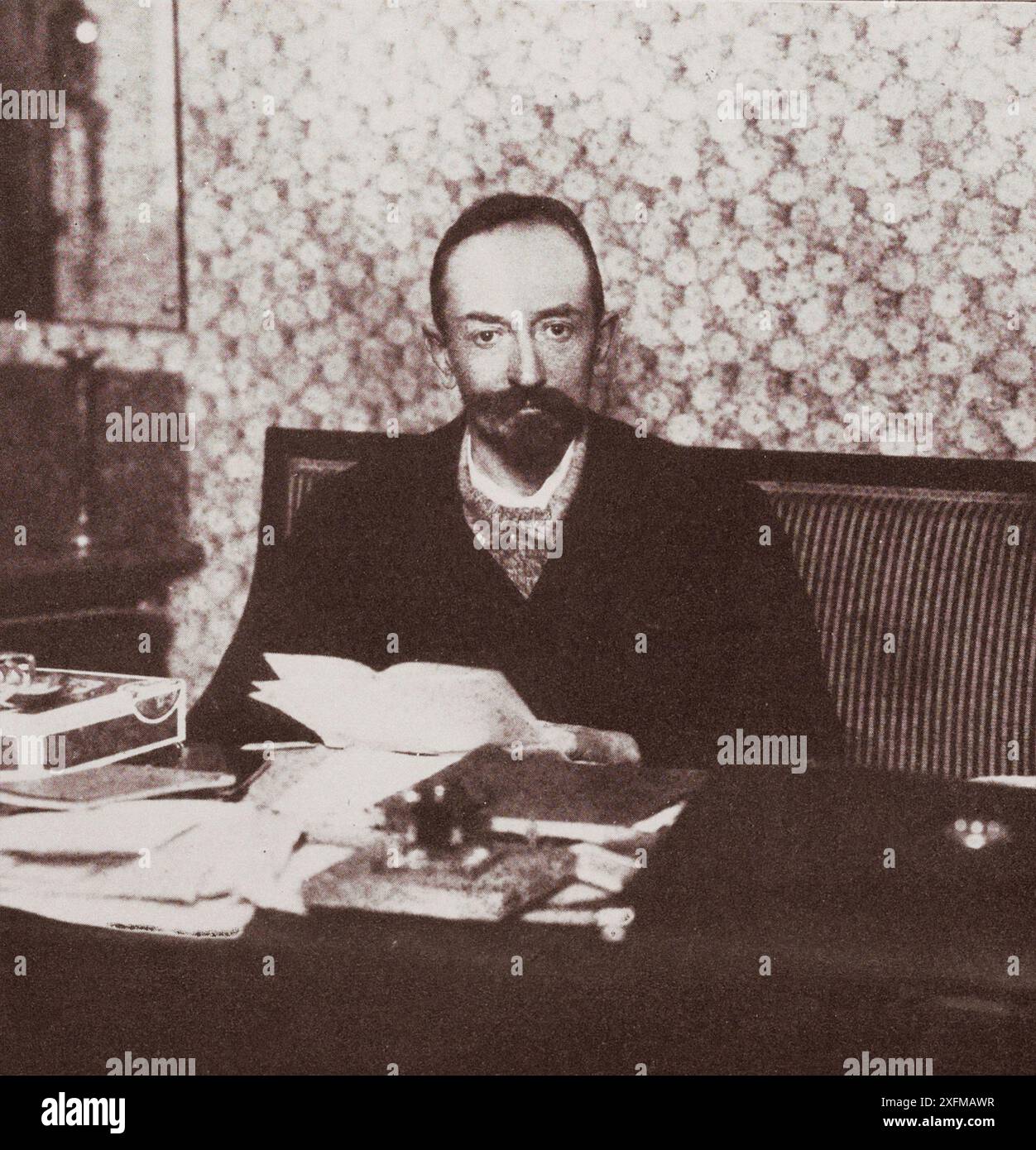 Vintage photo of Georgy Chicherin. People's Commissar of Foreign ...