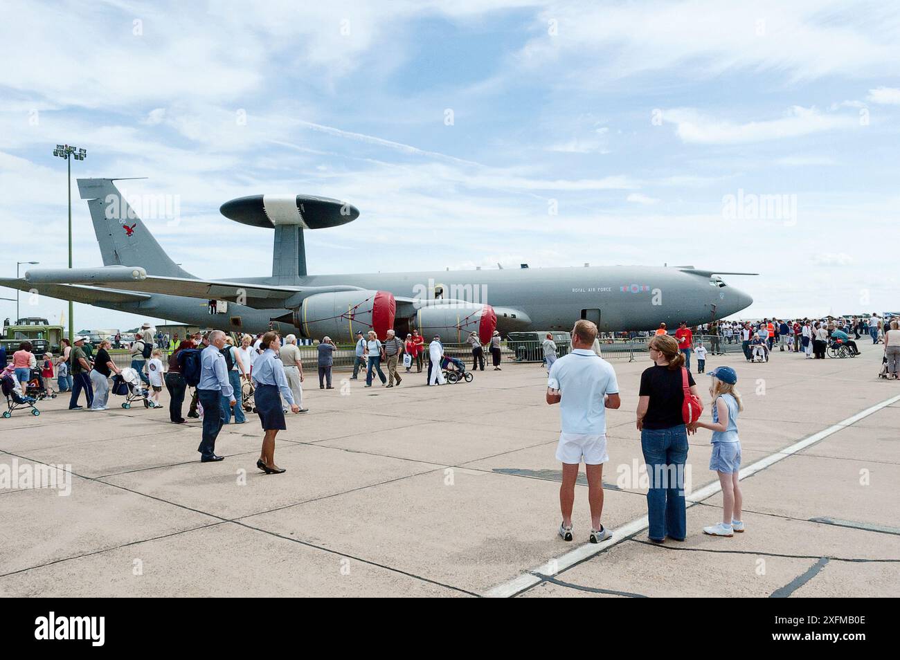 RAF Sentry E3D surveillance aircraft parked in the static display area ...