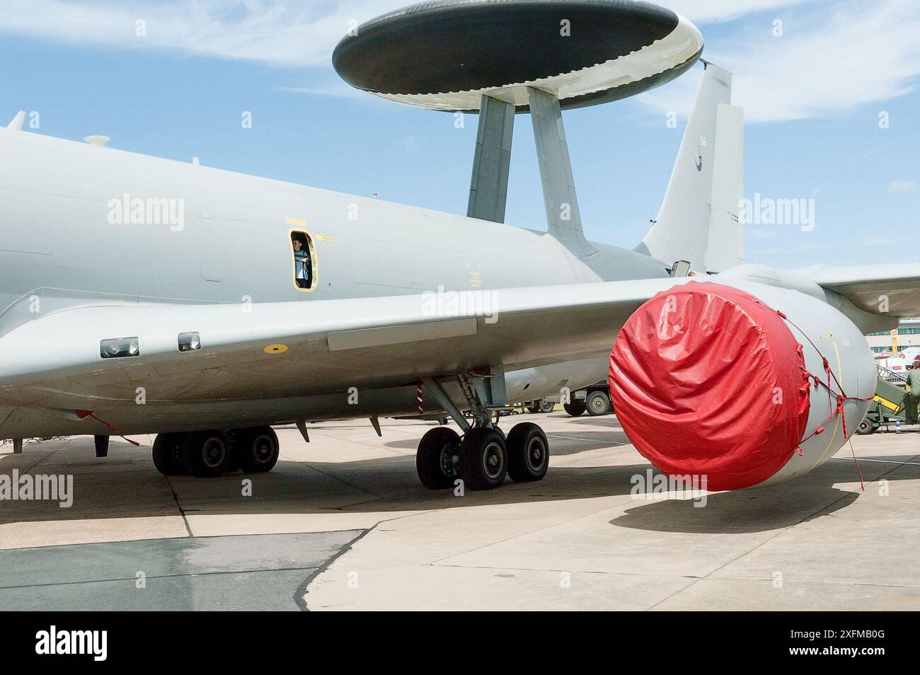 RAF Sentry E3D surveillance aircraft parked in the static display area ...