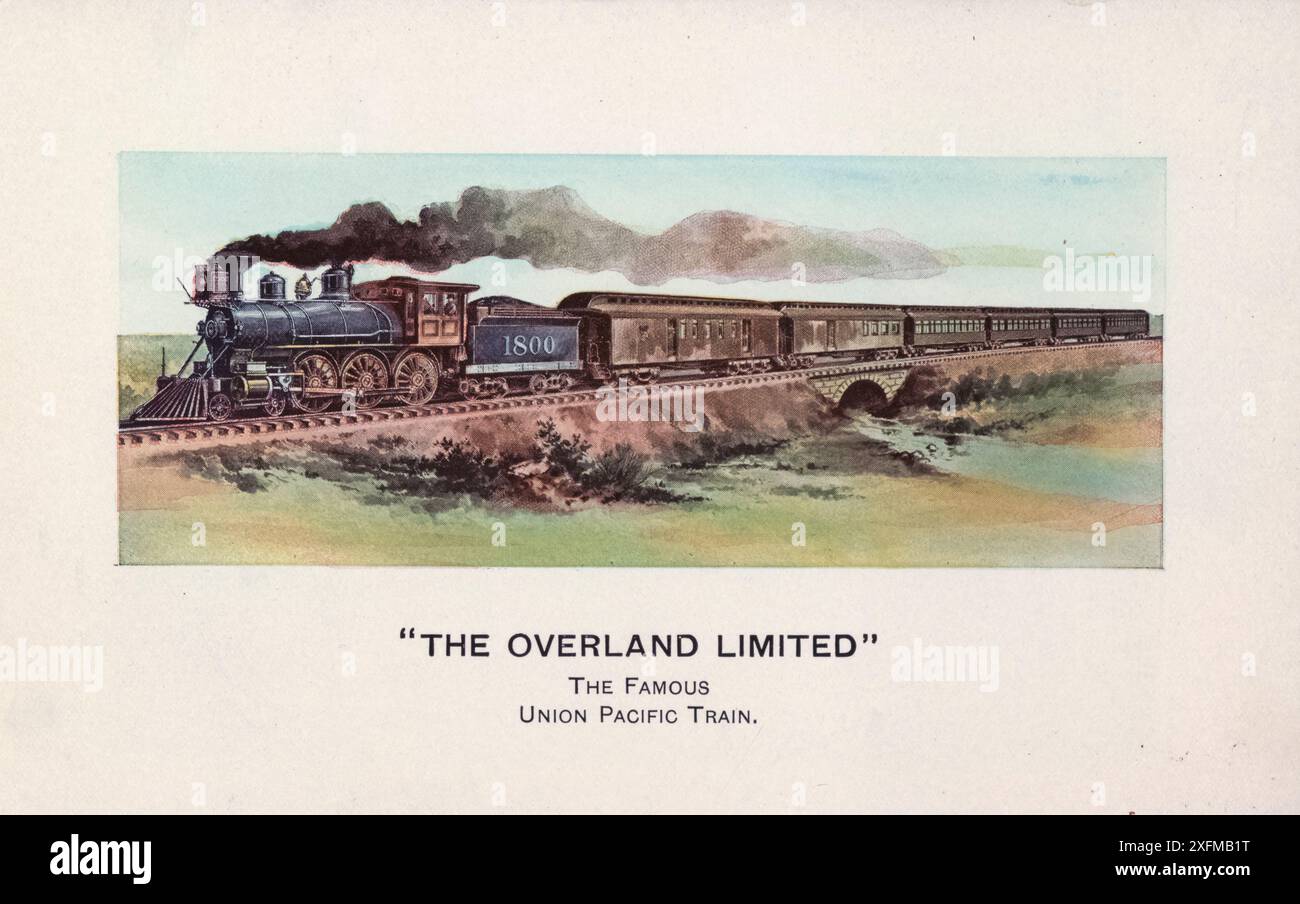 Retro views of Union Pacific, "the Overland Route," the world's ...