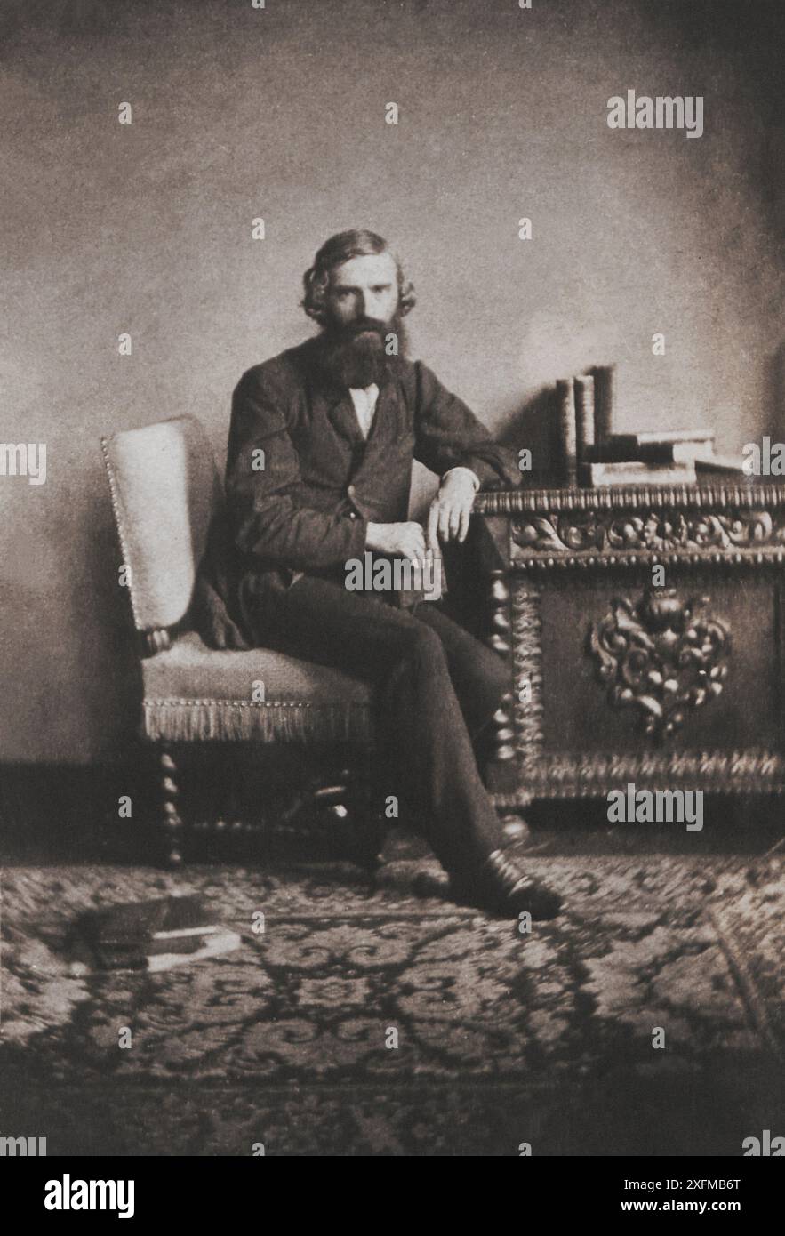 Vintage photo of Albrecht von Graefe. 1865 Friedrich Wilhelm Ernst ...