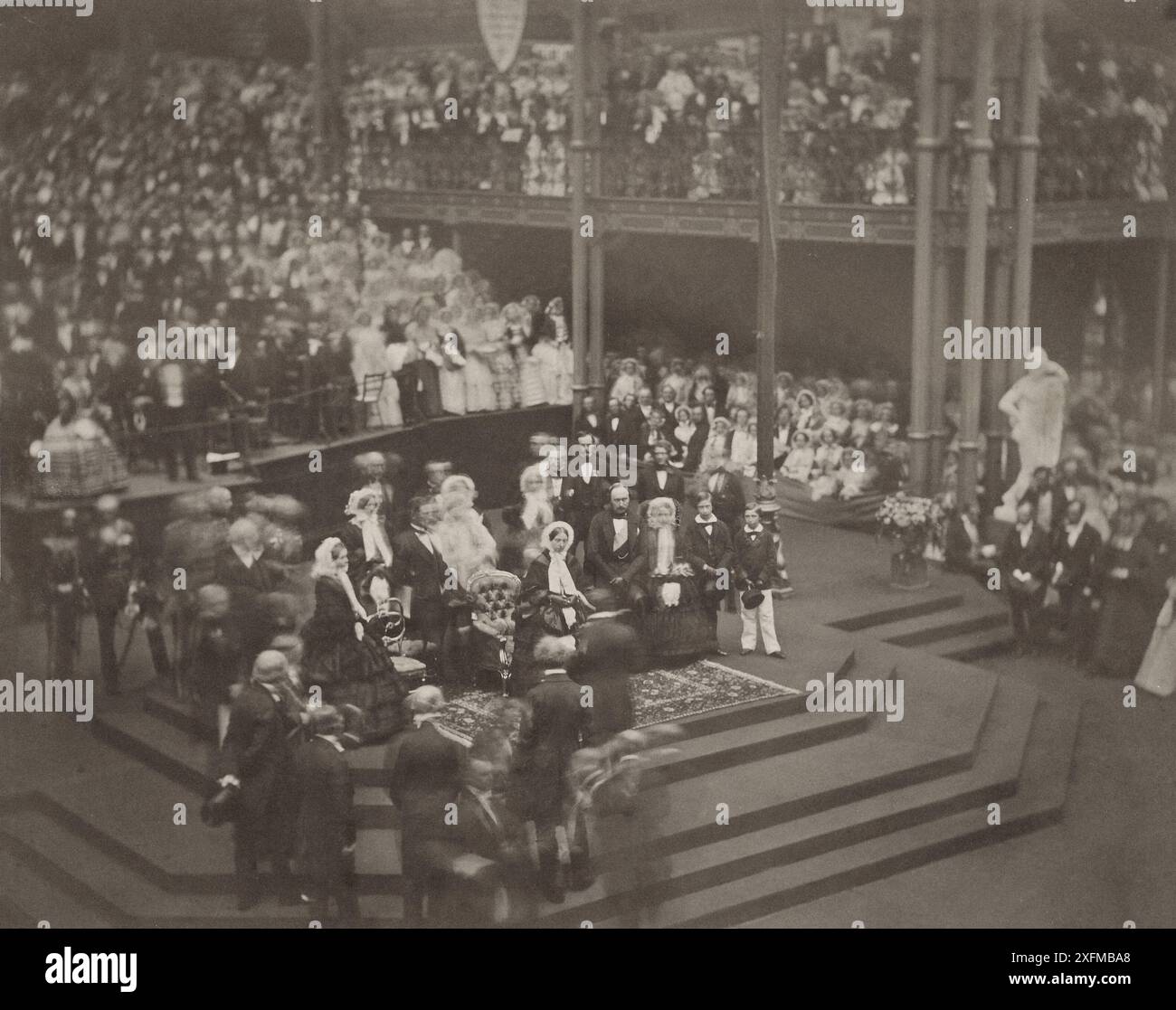 Queen Victoria visit to the Manchester Exhibition of Art Treasures of ...