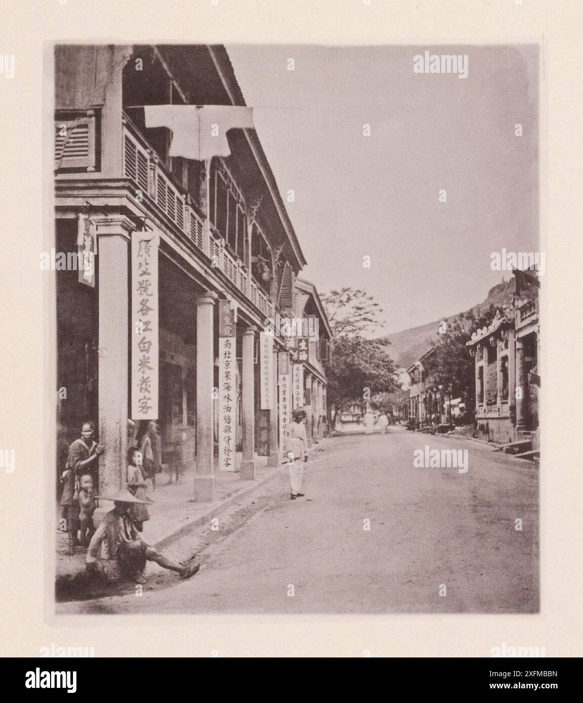 Vintage photo of hong kongs street hi-res stock photography and images ...