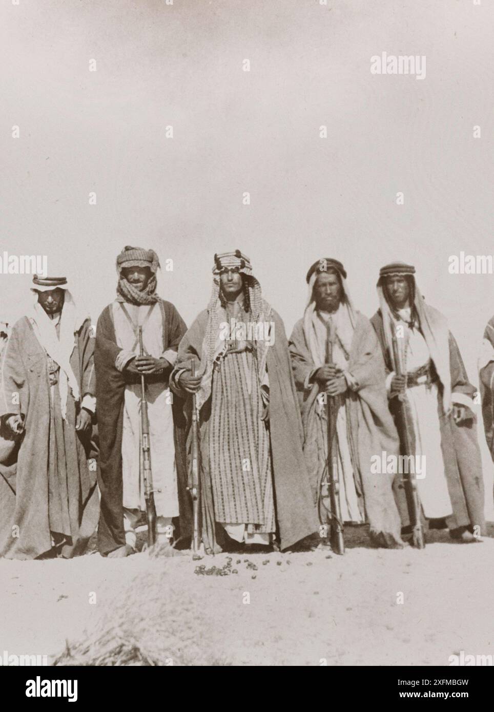 World War I. Arab Revolt of 1916-1918. Dhari ibn Tawala of the Aslam ...