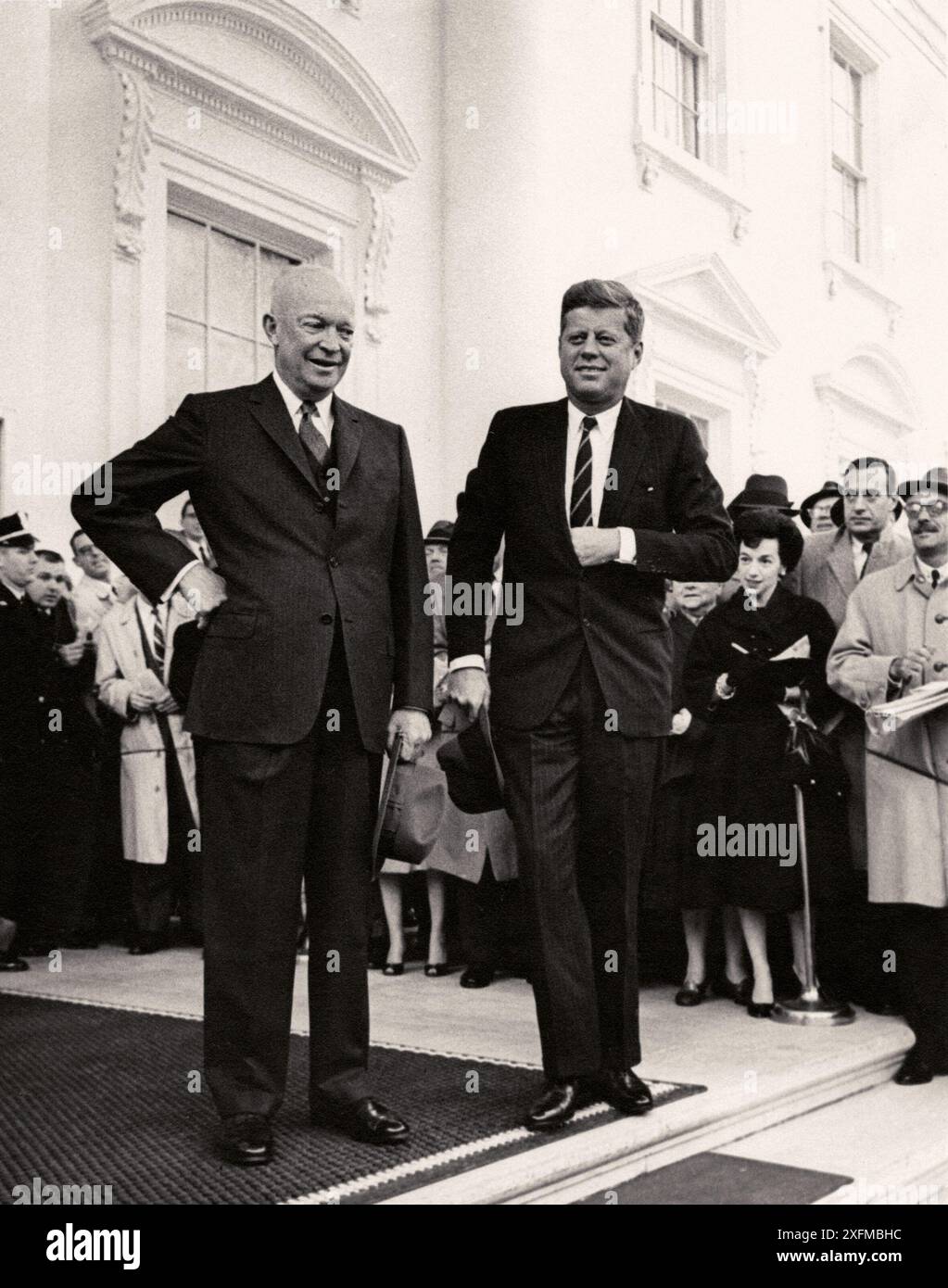 President Dwight D. Eisenhower and President-elect John F. Kennedy ...