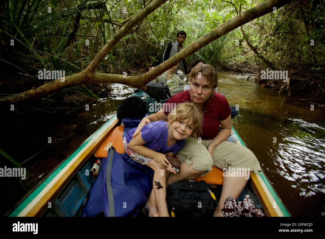 Cheryl Knott, Jessica Laman and grad student Caitlyn O'Conner on boat ...