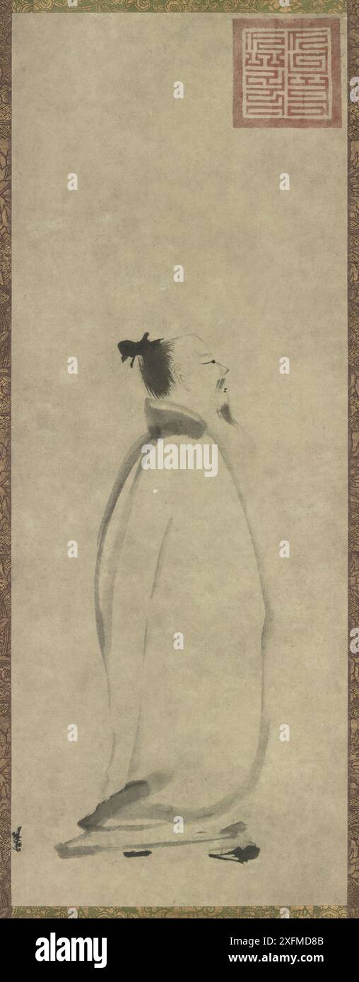 The Poet Li Bai (701-762) in Stroll. Museum: Tokyo National Museum ...