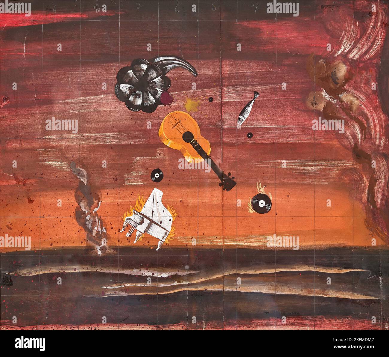 Stage design. Museum: PRIVATE COLLECTION. Author: Vladimir Vasilyevich ...