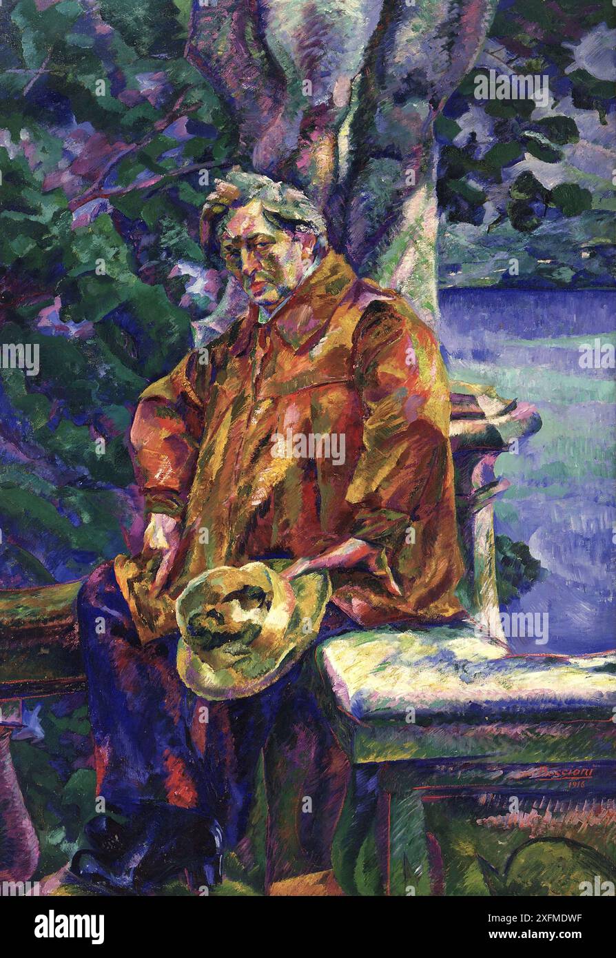 Portrait of Ferruccio Busoni. Museum: Galleria nazionale d'arte moderna ...