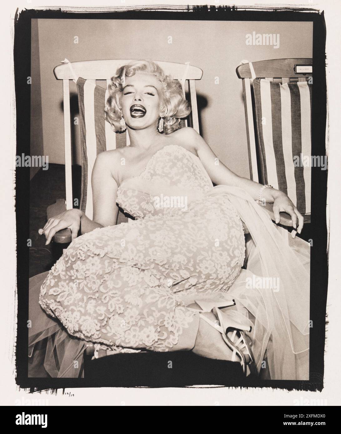 Marilyn Monroe in a Deck Chair. Museum: PRIVATE COLLECTION. Author ...