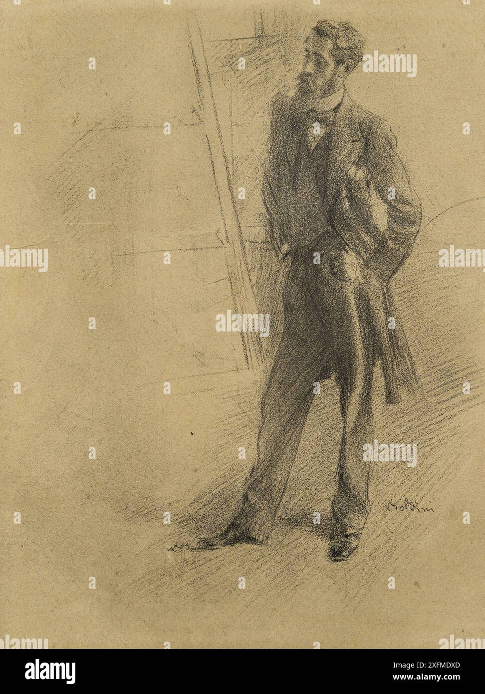 Portrait of Paul Helleu. Museum: PRIVATE COLLECTION. Author: GIOVANNI ...