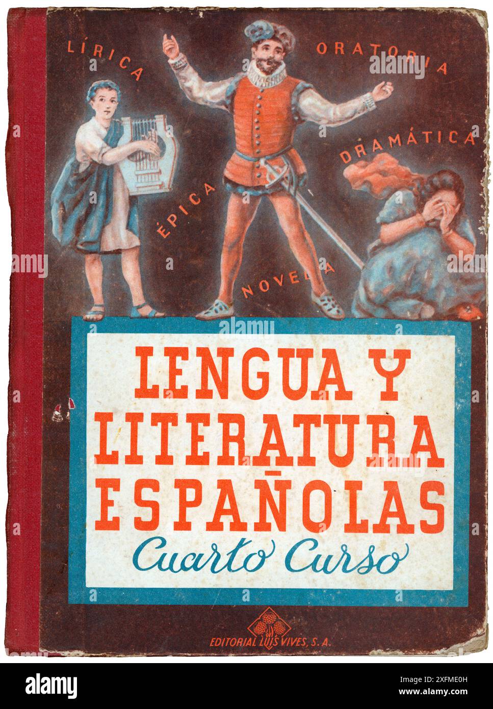 Portada del libro escolar Lengua y Literatura Españolas, de Editorial ...