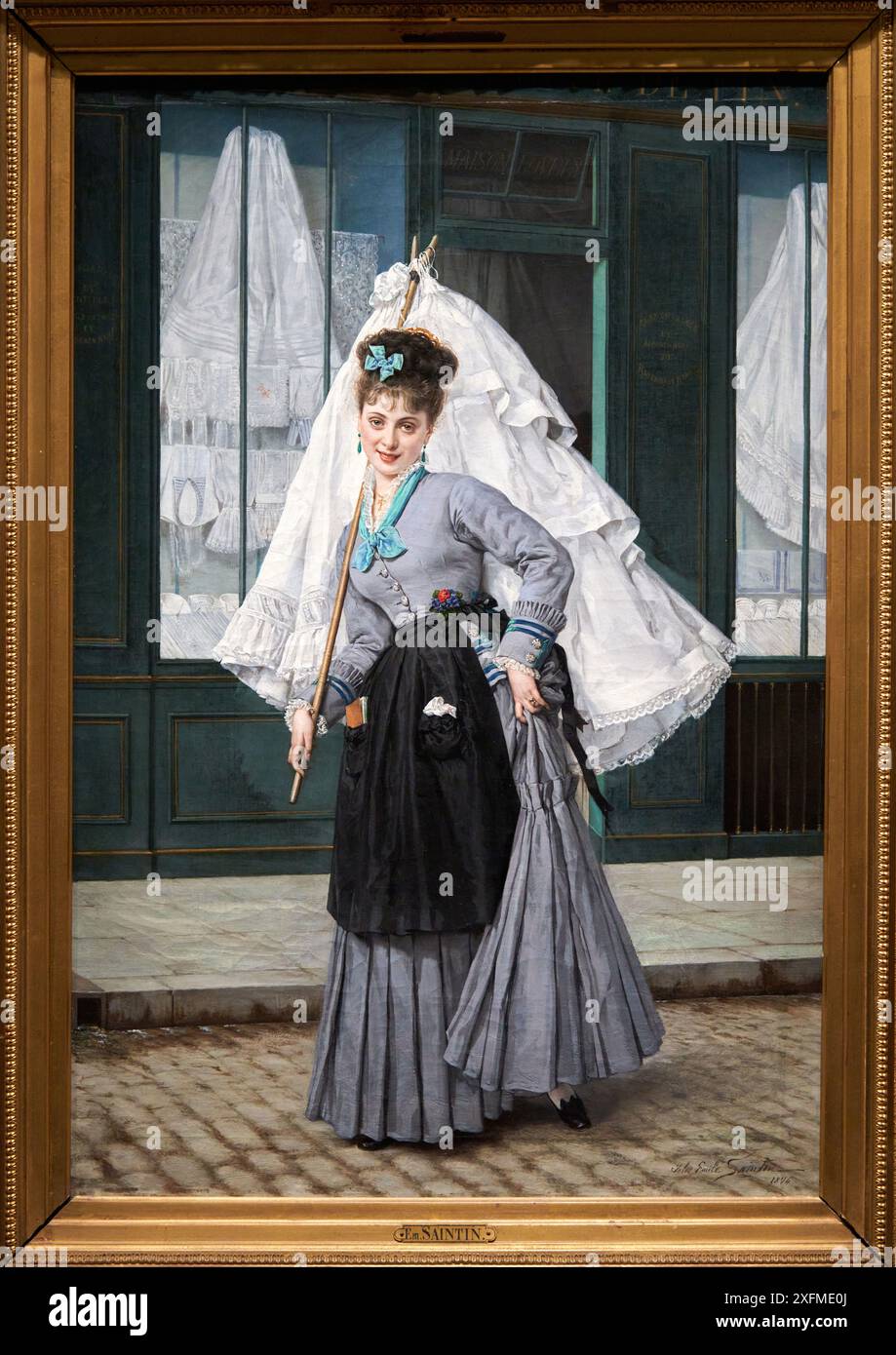 Blanchisseuse de lin hi-res stock photography and images - Alamy