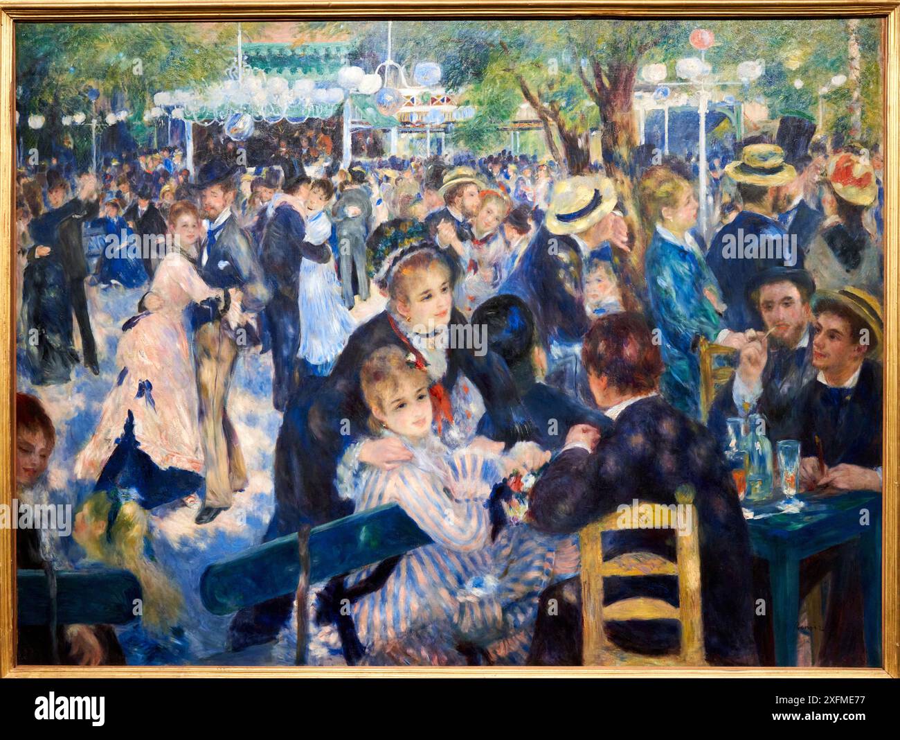 Auguste Renoir (1841-1919), Bal du moulin de la Galette, 1876 ...