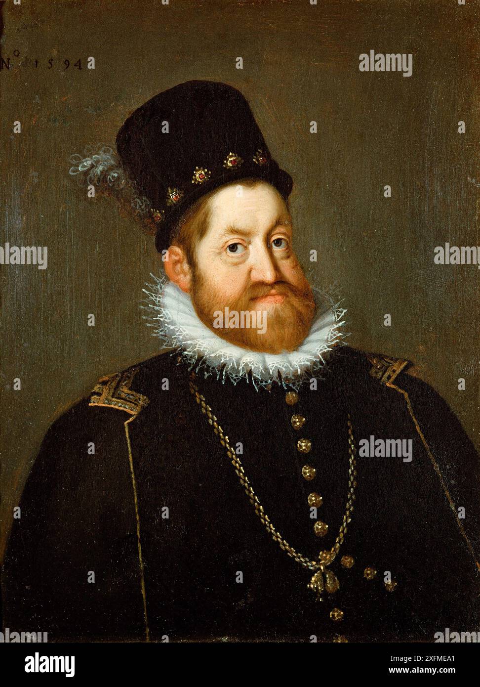 Portrait of Rudolf II of Austria (1552–1612), Holy Roman Emperor ...