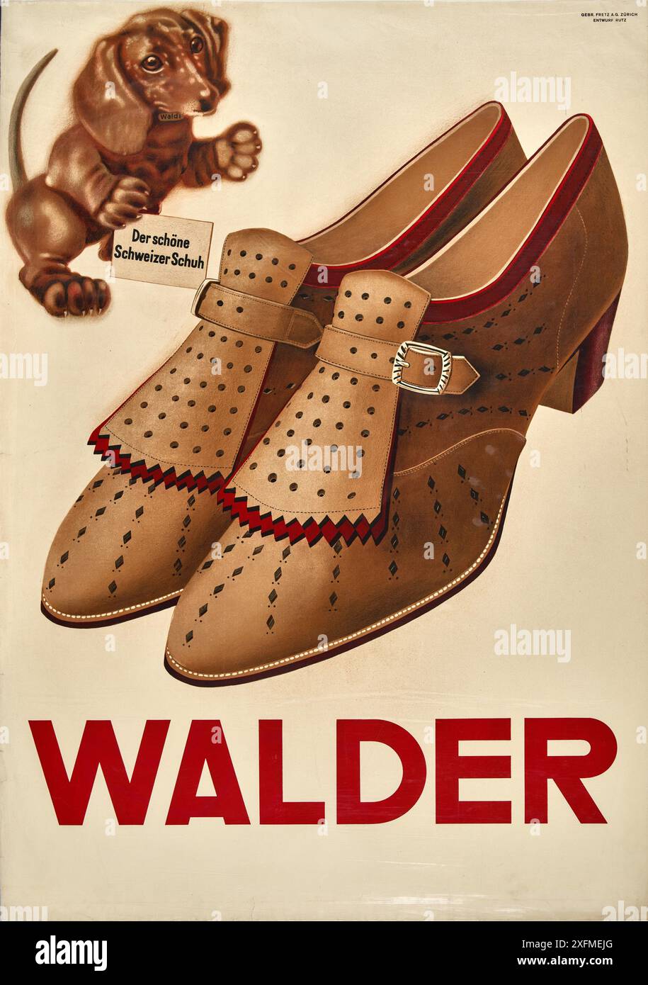 Walder - The beautiful Swiss shoe. Museum: PRIVATE COLLECTION. Author ...