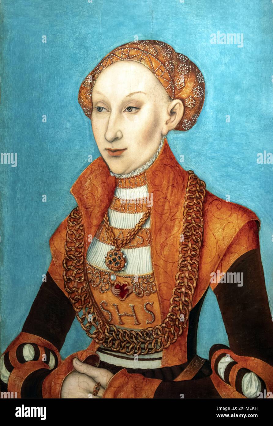 Portrait of Princess Sibylle of Cleves (1512-1554). Museum: Fondation ...