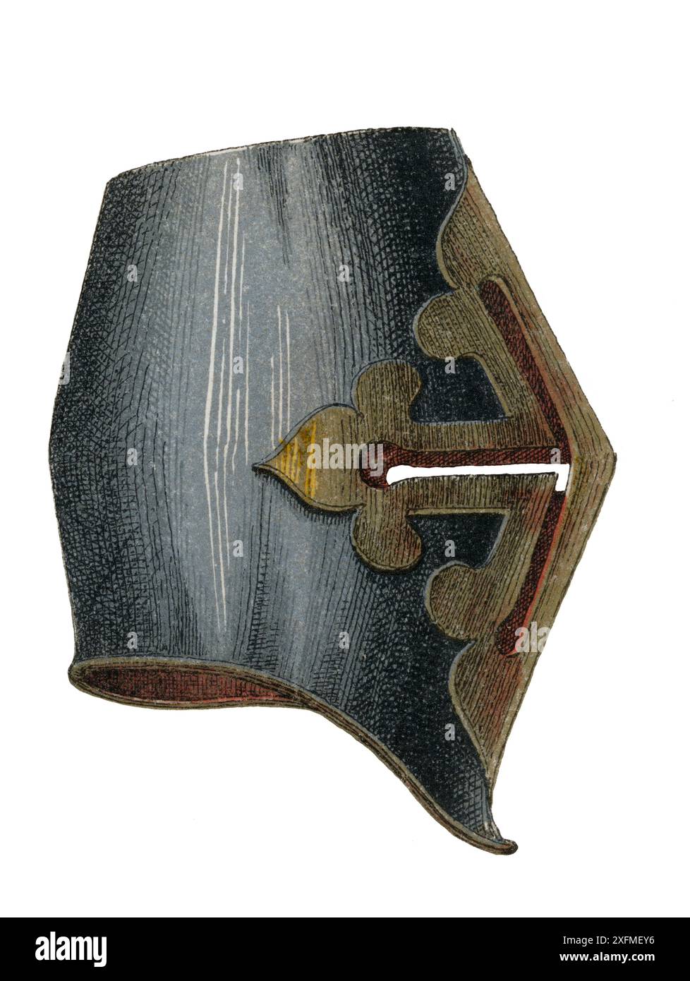 Historia. Siglo XIII. Yelmo, elemento de la armadura que protege la ...