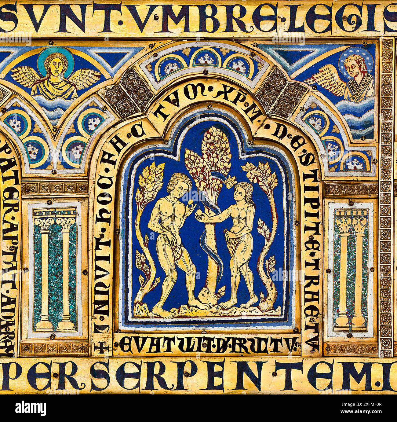 The Verdun Altar: Fall of man. Museum: Stiftsmuseum Klosterneuburg ...