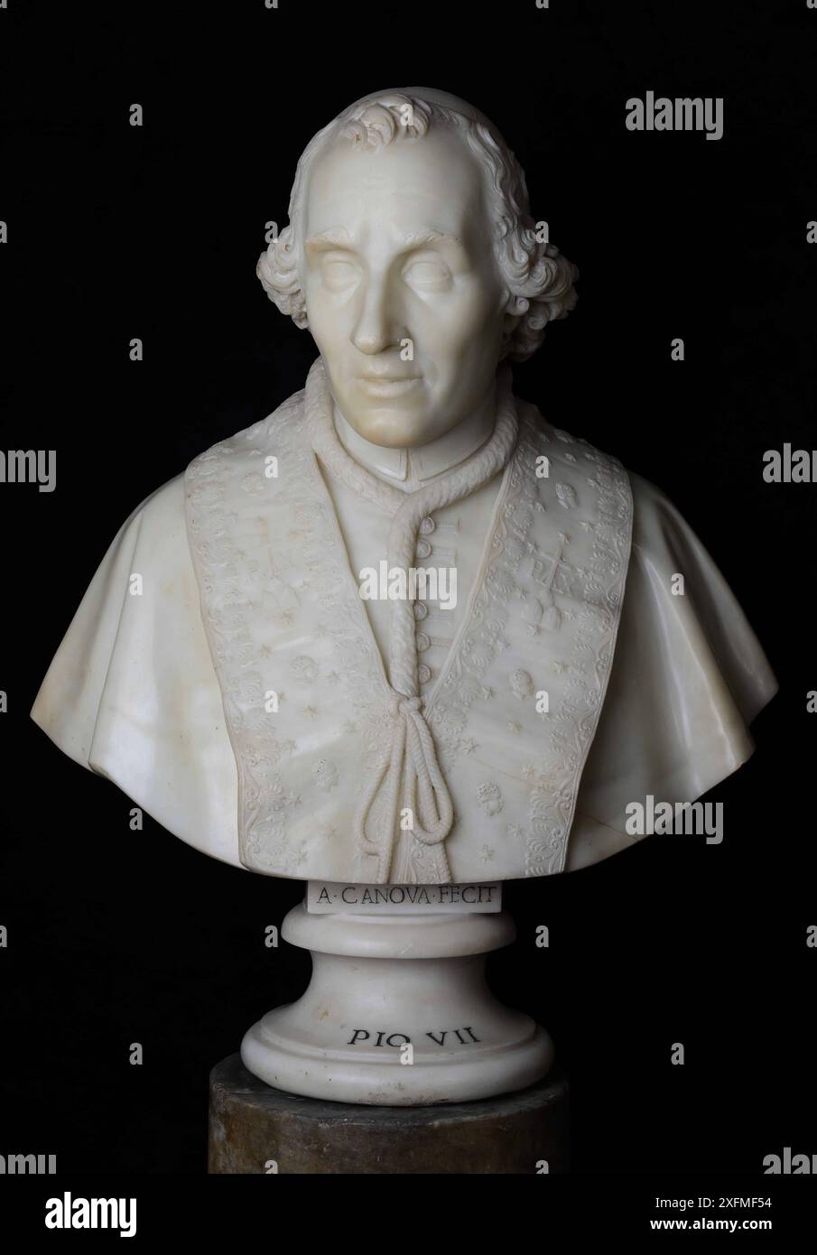 Portrait of Pope Pius VII (1742-1823). Museum: Musei Vaticani in Viale ...