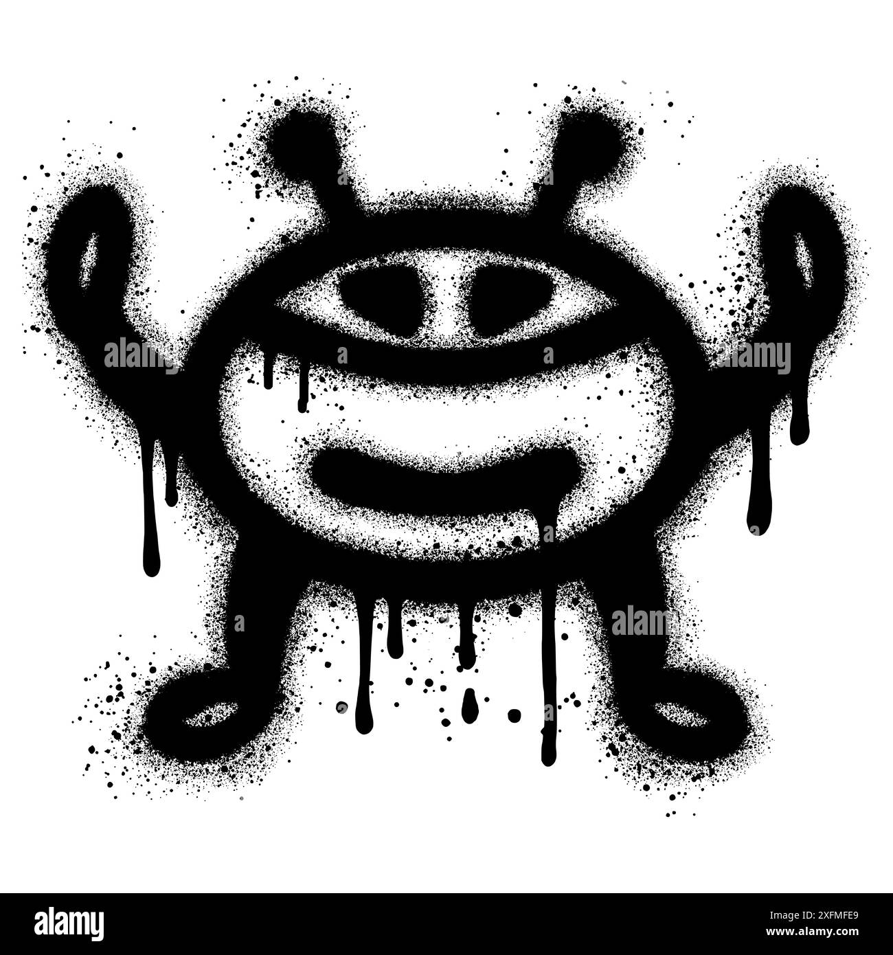 Robot street art Stock Vector Images - Alamy