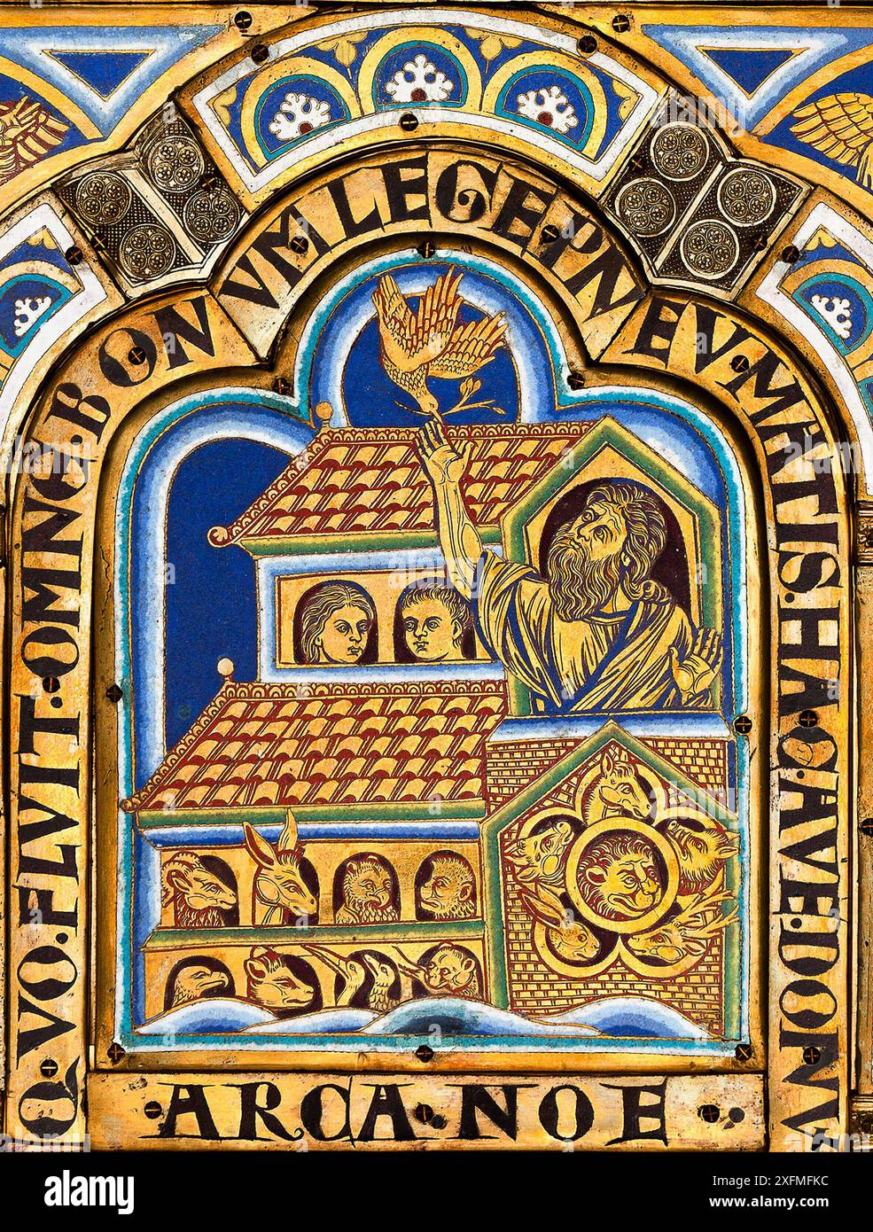 The Verdun Altar: The Noah's Ark. Museum: Stiftsmuseum Klosterneuburg ...