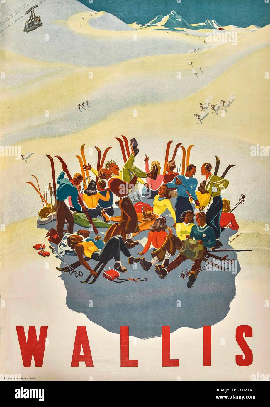 Valais. Museum: PRIVATE COLLECTION. Author: MARTIN PEIKERT Stock Photo ...