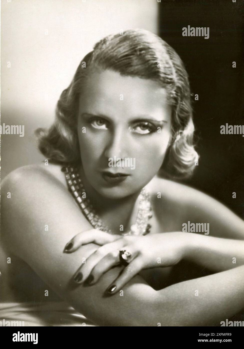 Portrait of the painter Tamara de Lempicka (1898-1980). Museum: PRIVATE ...