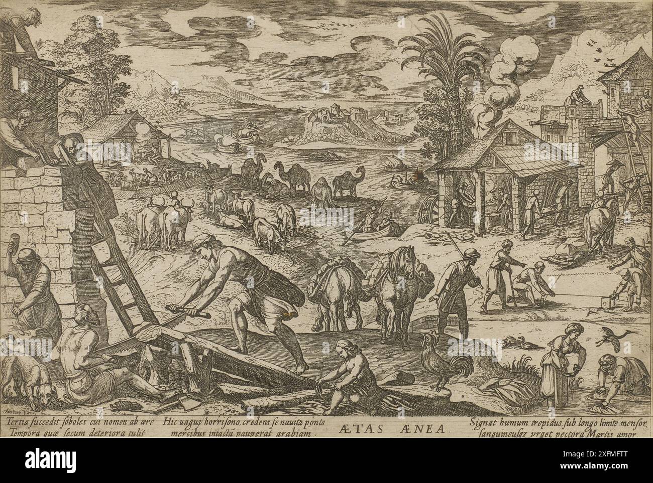 Aetas Aenea. (The Bronze Age). From the series "The Four Ages of the ...