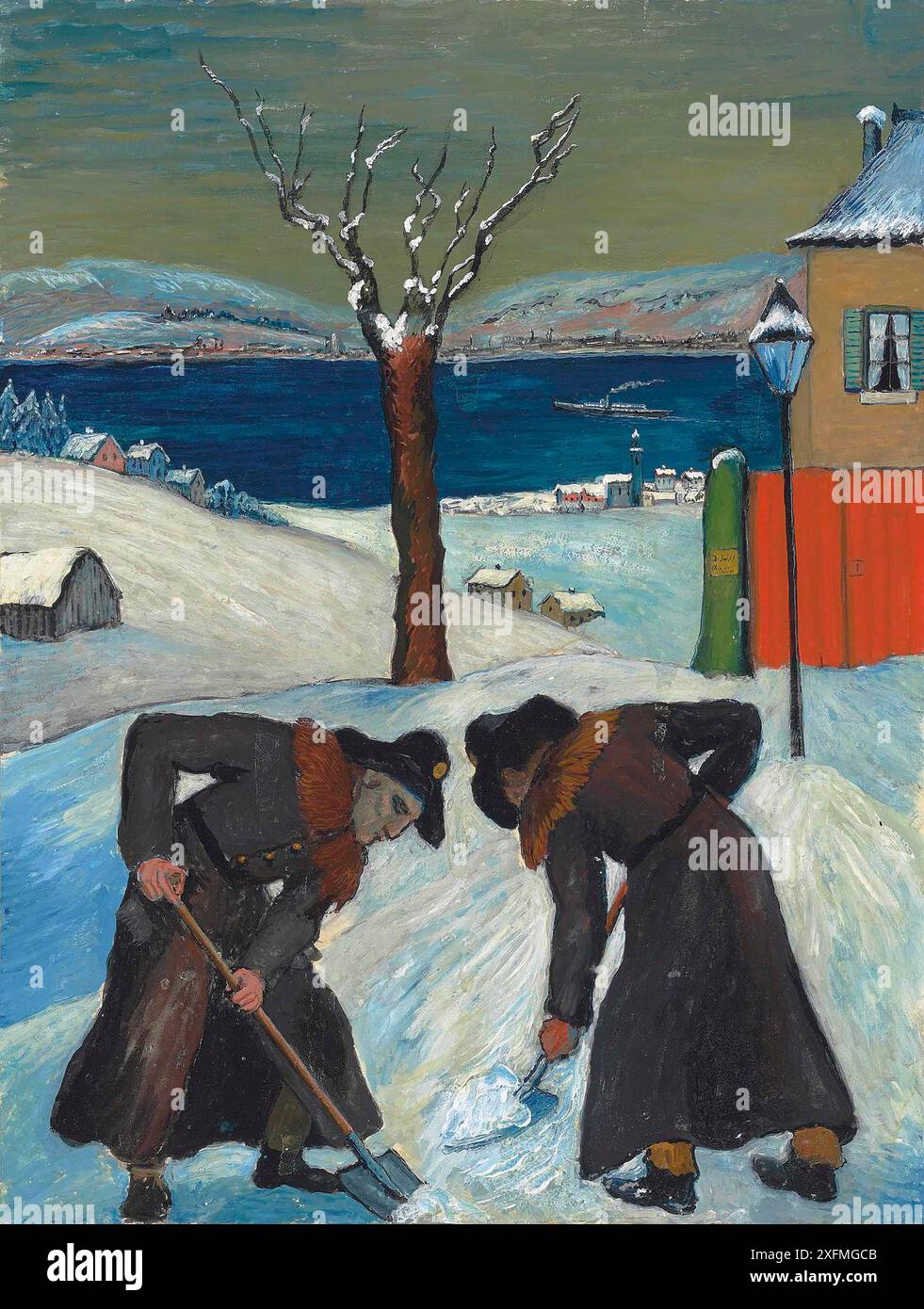 Snow Overnight. Museum: PRIVATE COLLECTION. Author: MARIANNE VON ...