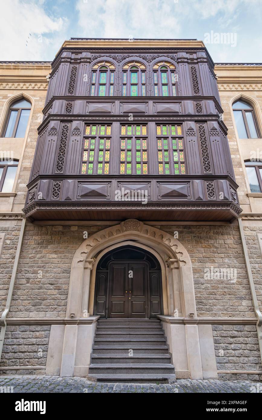 Ornate balcony stained glass hi-res stock photography and images - Alamy