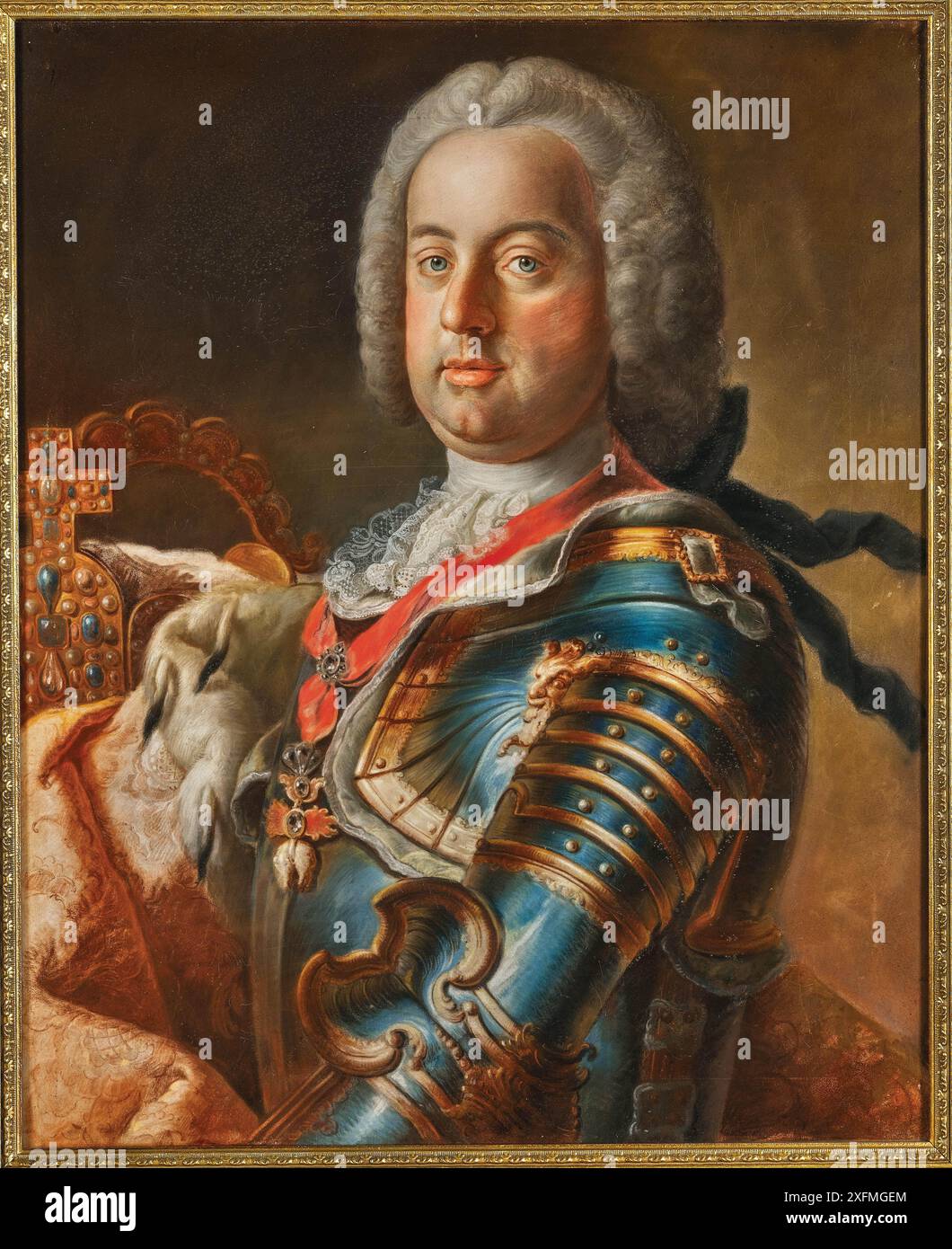 Portrait of Emperor Francis I of Austria (1708-1765). Museum: PRIVATE ...