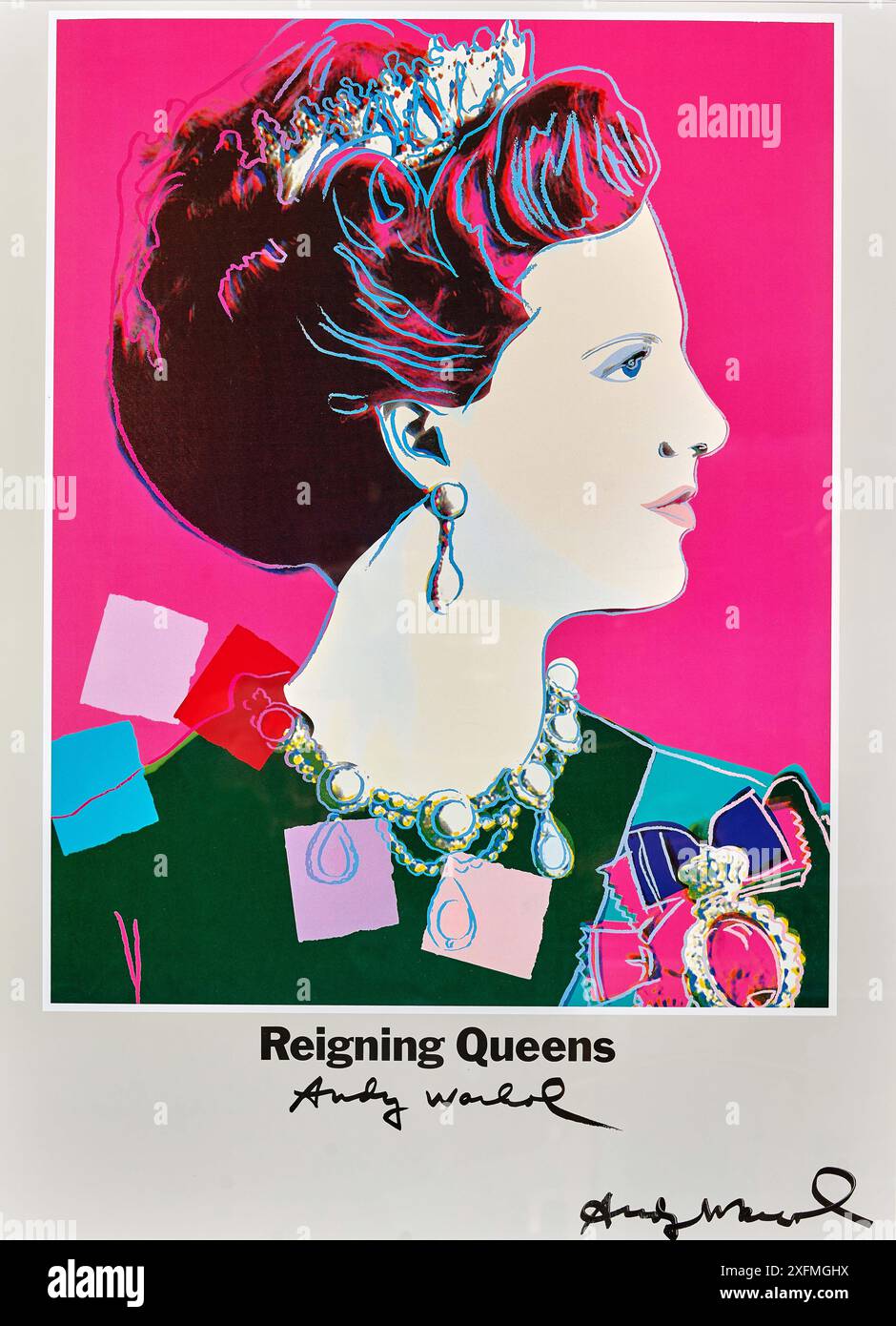 Queen Margrethe II of Denmark, from Reigning Queens. Museum: © The Andy ...