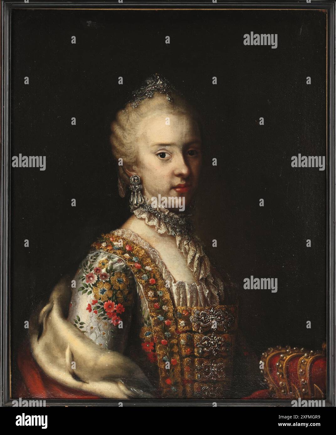Portrait of Archduchess Maria Carolina of Austria (1752-1814), Queen of ...