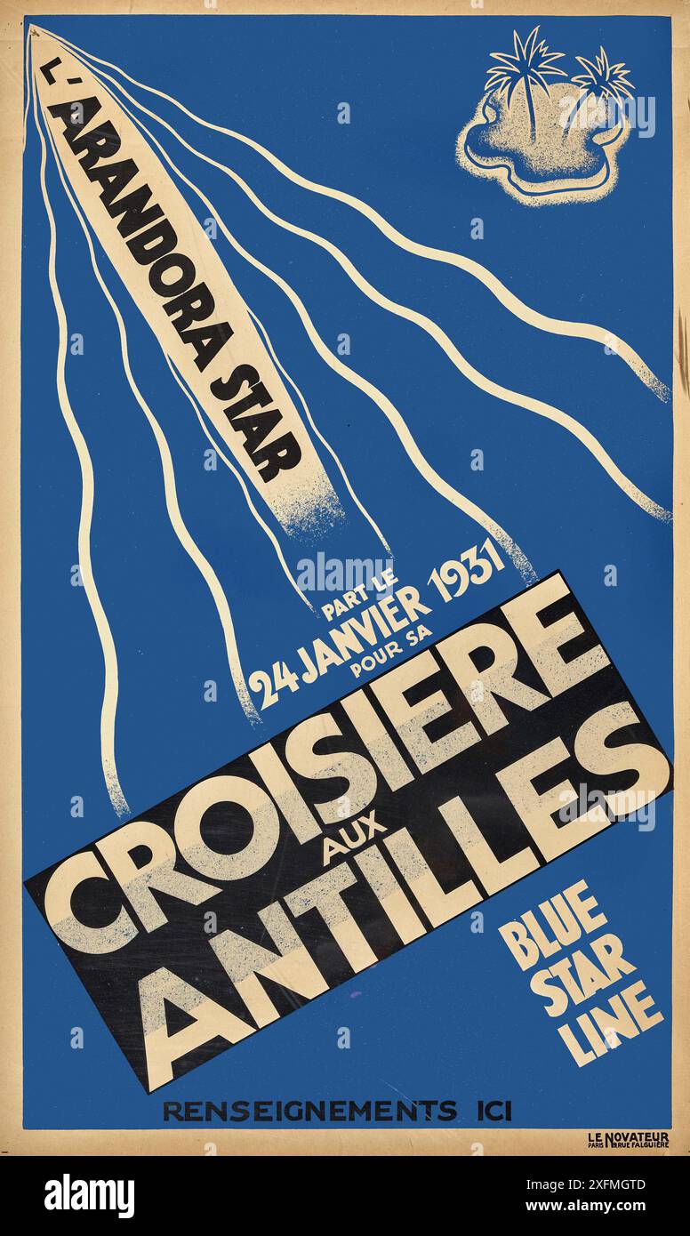 Croisiere aux Antilles - Blue Star Line. Museum: PRIVATE COLLECTION ...
