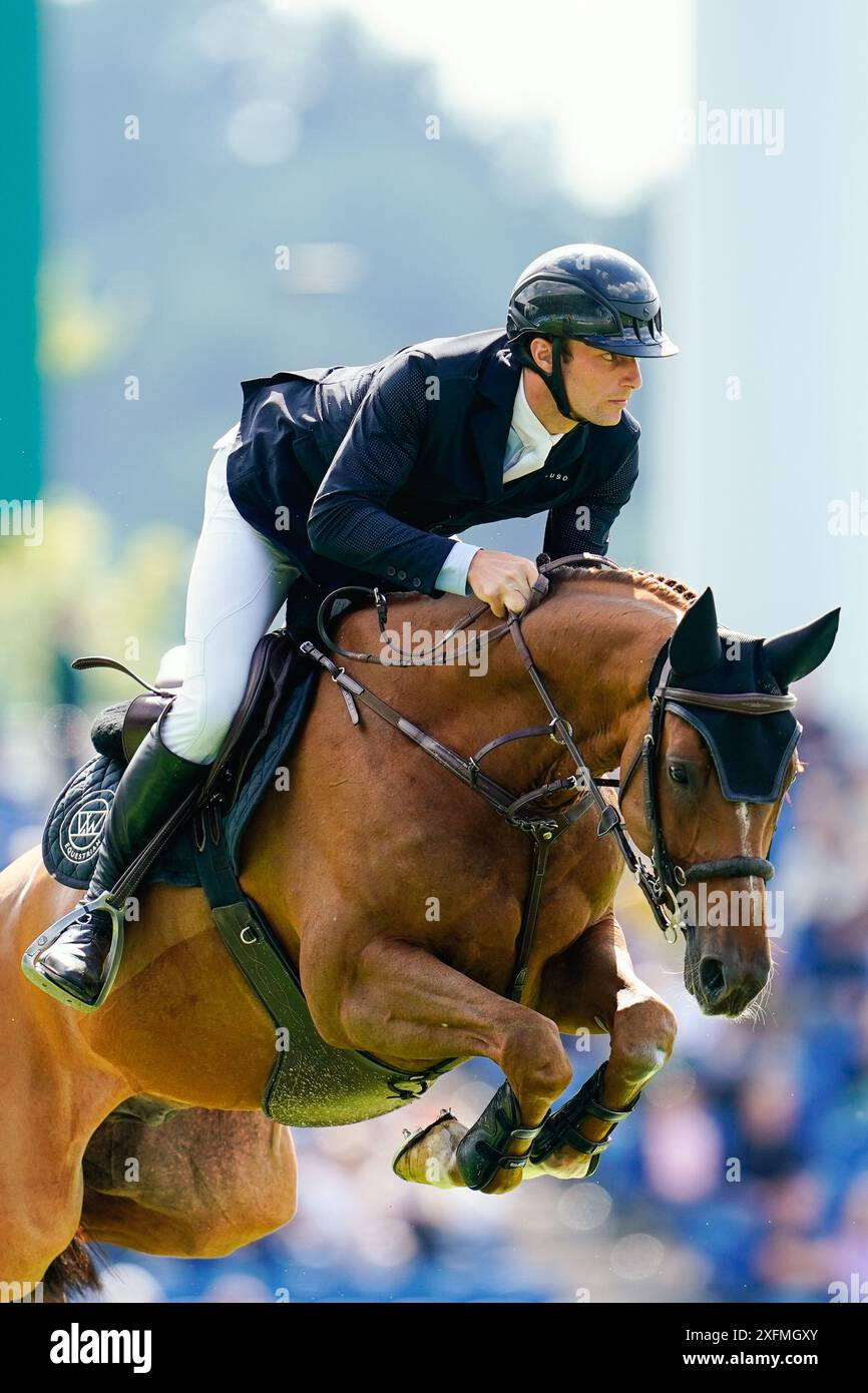 Aachen, Germany. 04th July, 2024. Equestrian sport, show jumping: CHIO ...