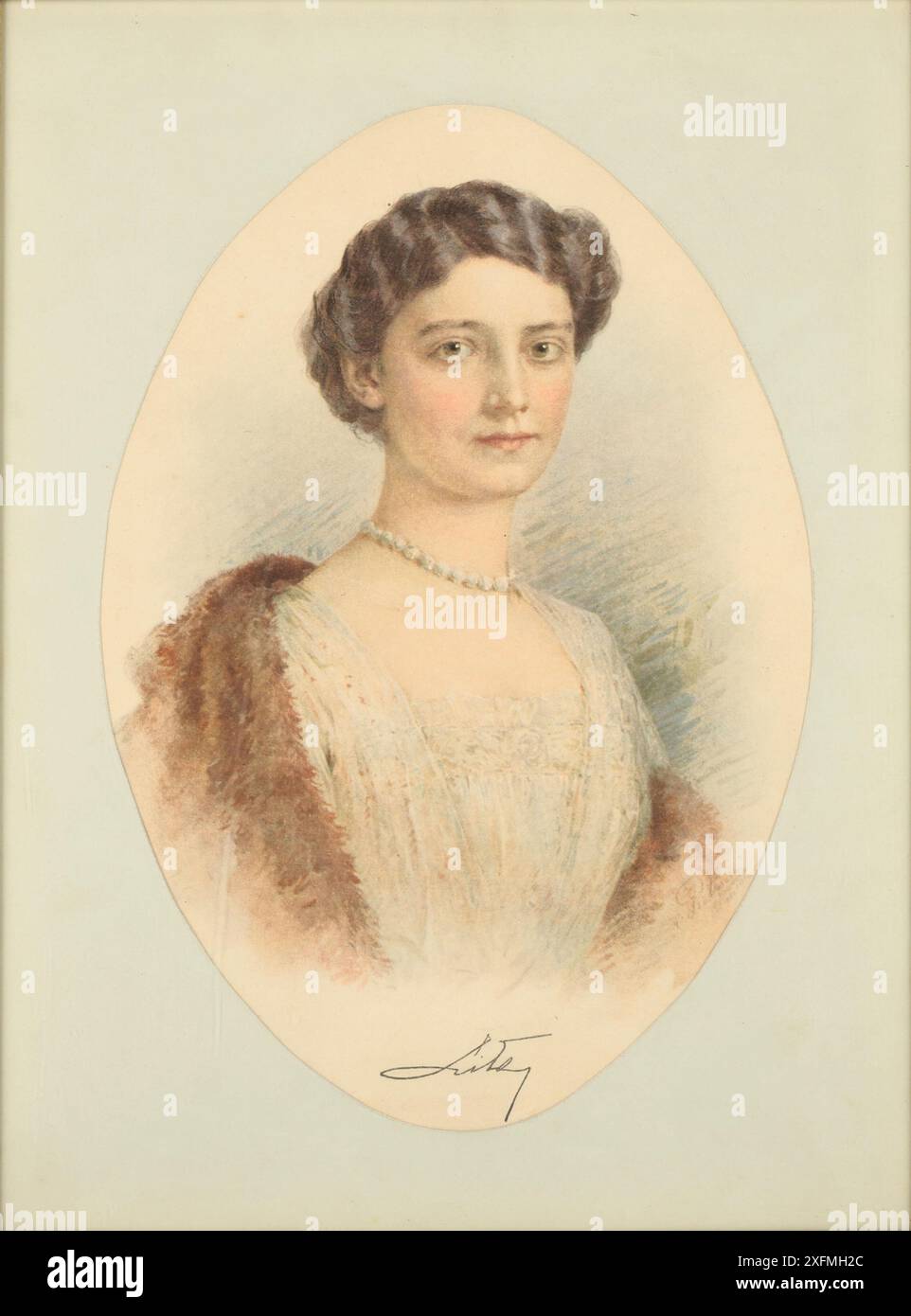 Empress Zita of Austria (1892-1989), Queen of Hungary. Museum: PRIVATE ...