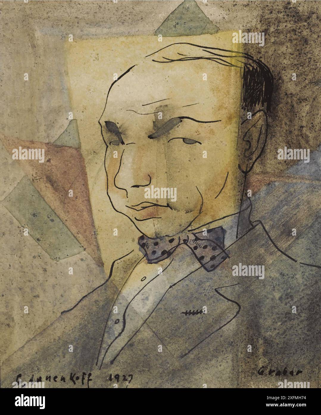 Portrait of the artist Igor Grabar (1871-1960). Museum: PRIVATE ...