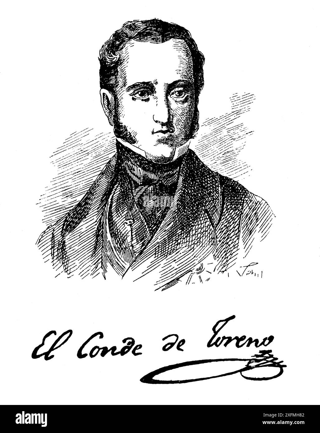 José María Queipo de Llano (1786-1843), conde de Toreno, diplomático ...