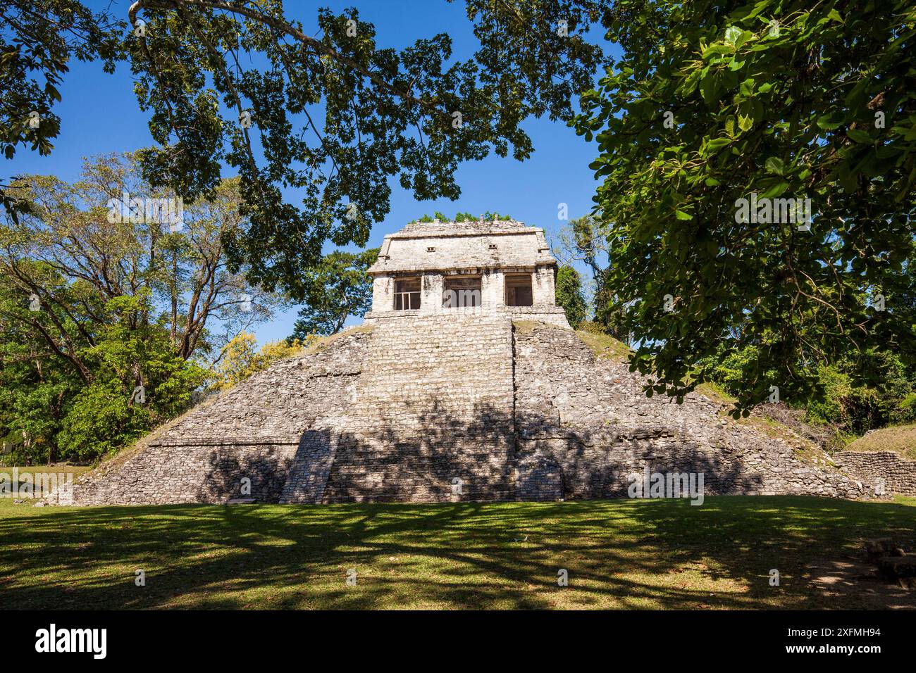 El Conde pyramid, Palenque Mayan ruins, Pre-Hispanic City and National ...