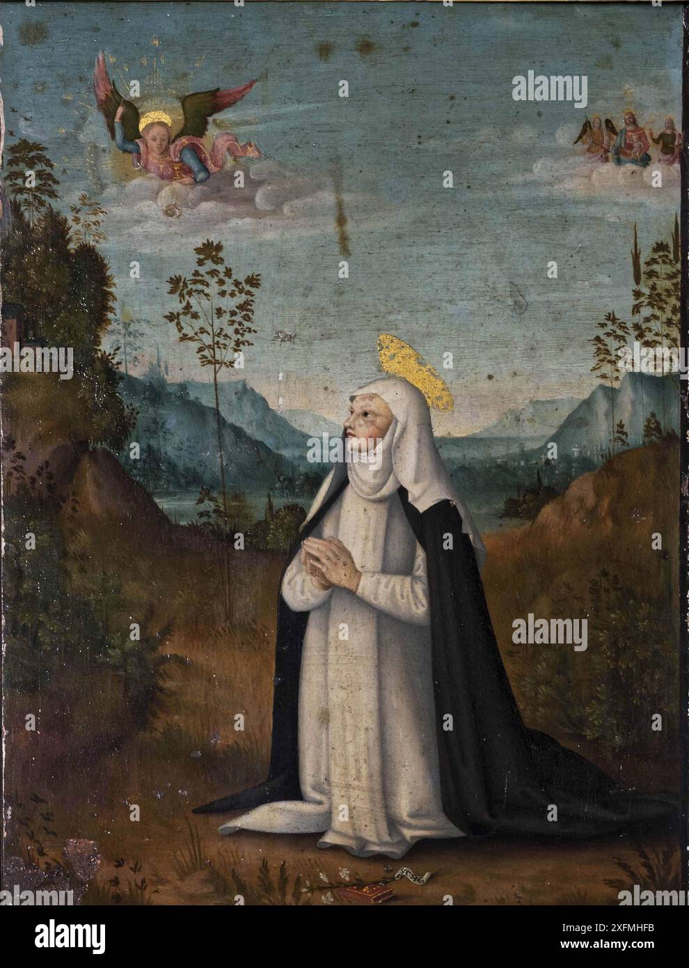 The Miraculous Communion of Saint Catherine of Siena. Museum: Galleria ...
