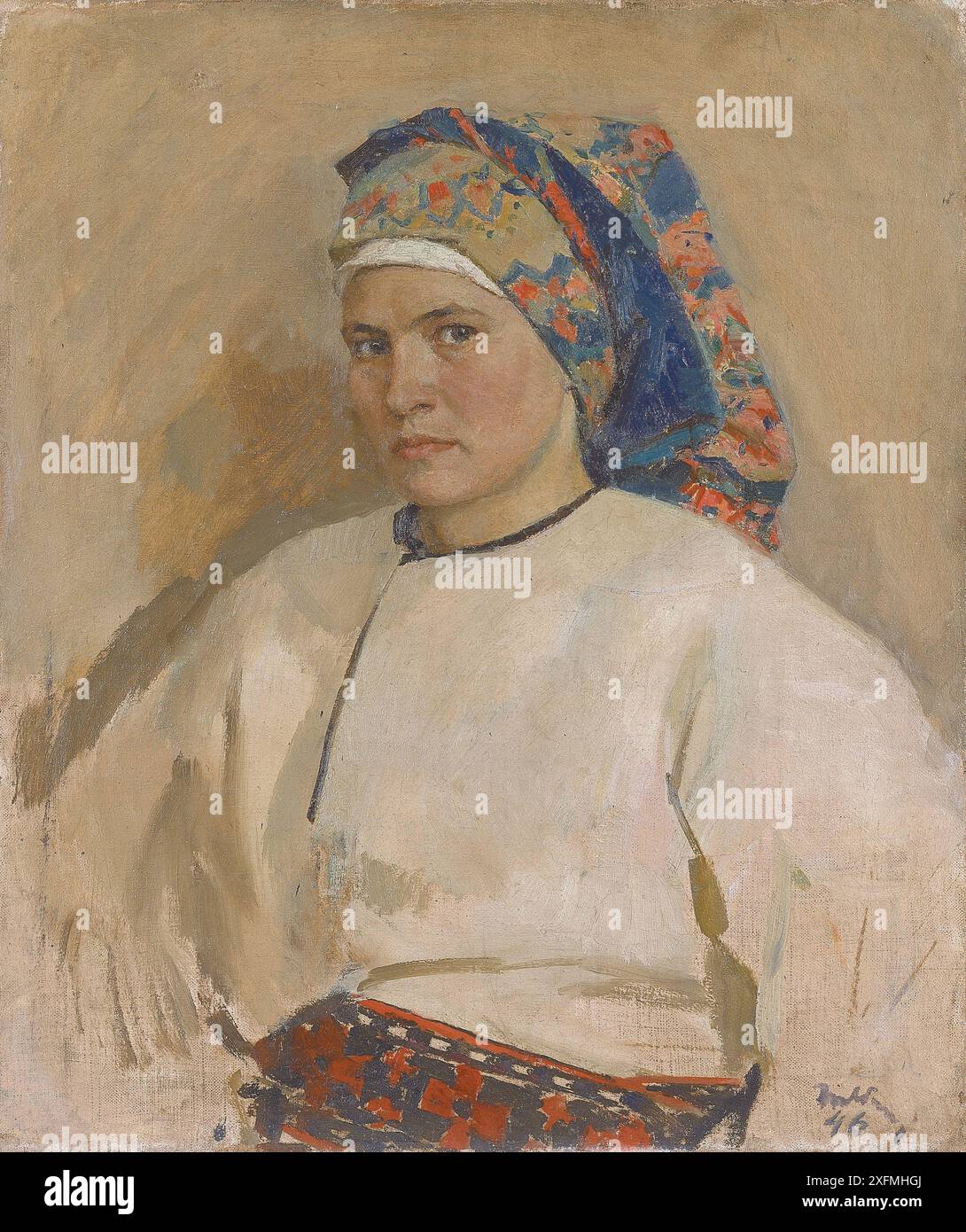 Self-portrait in Ukrainian Costume. Museum: Museum of Ukrainian Visual ...