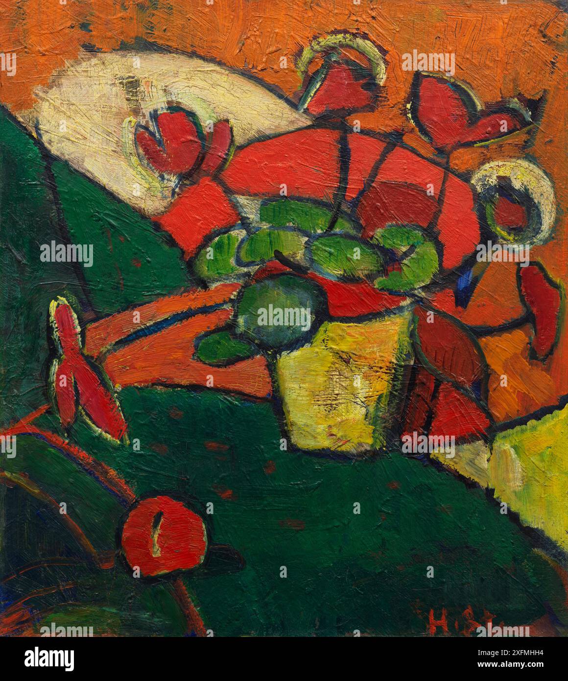 Cyclamen II. Museum: PRIVATE COLLECTION. Author: HERMANN STENNER Stock ...